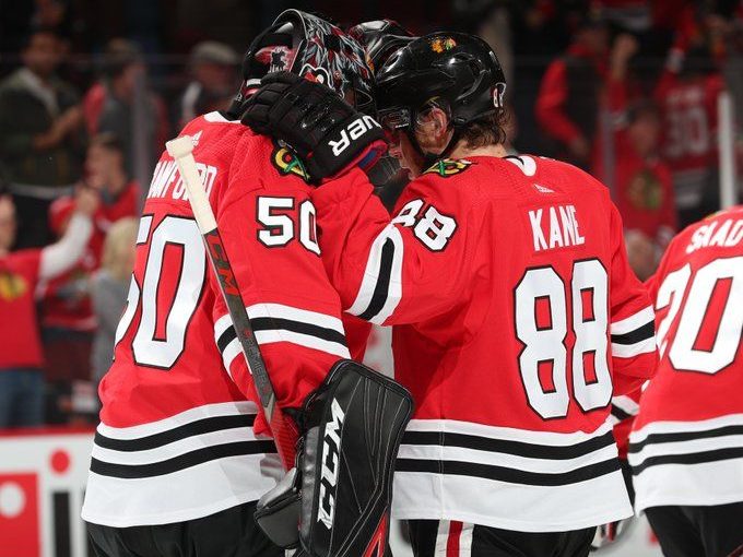 RECAP: Blackhawks win first game, deliver Oilers first loss - The Rink