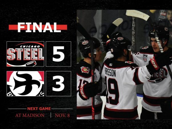 Chicago Steel split weekend, Power and Ostman named players of the week ...