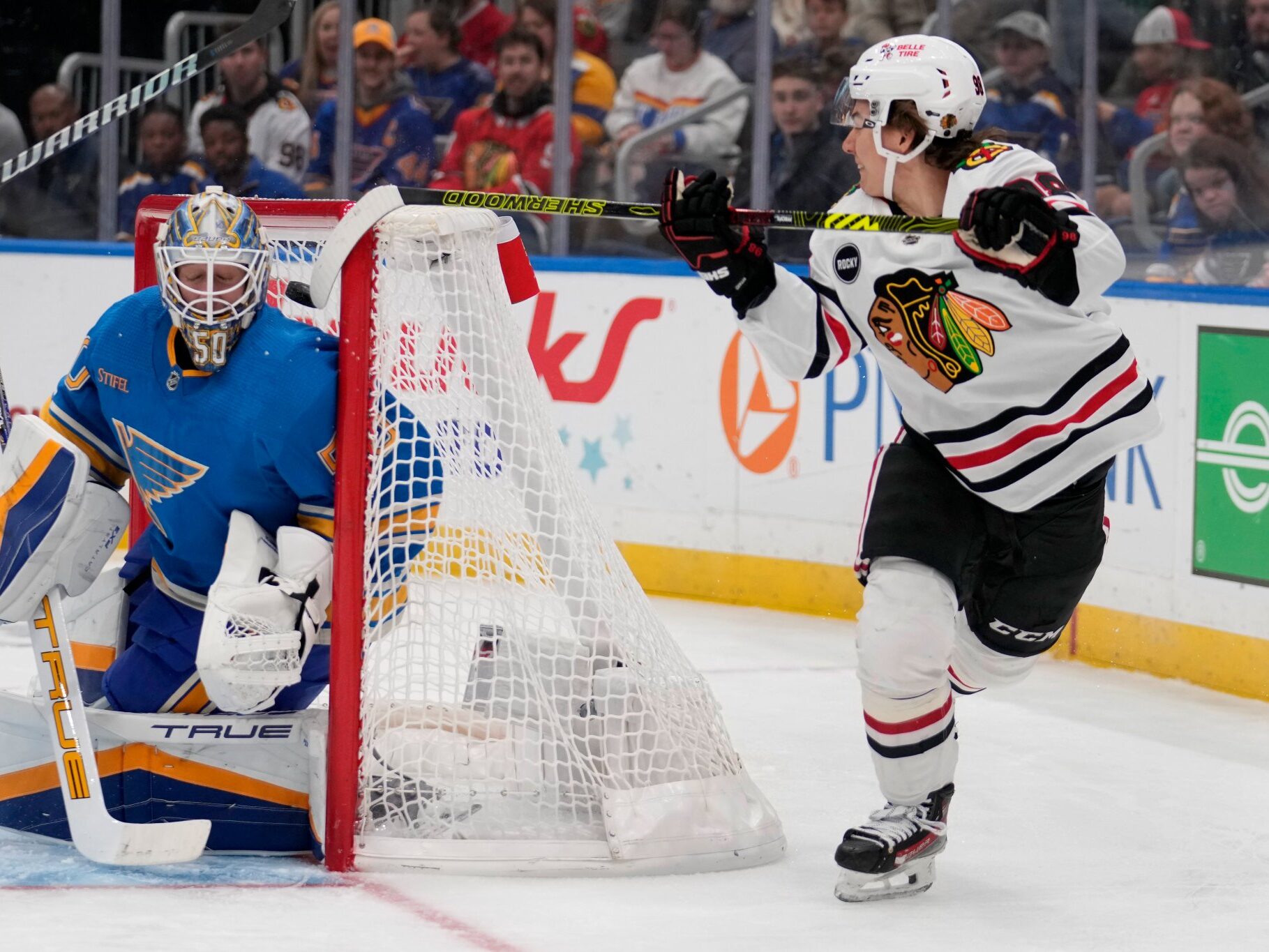 RECAP: Bedard's Michigan goal not enough as Blackhawks collapse in loss ...