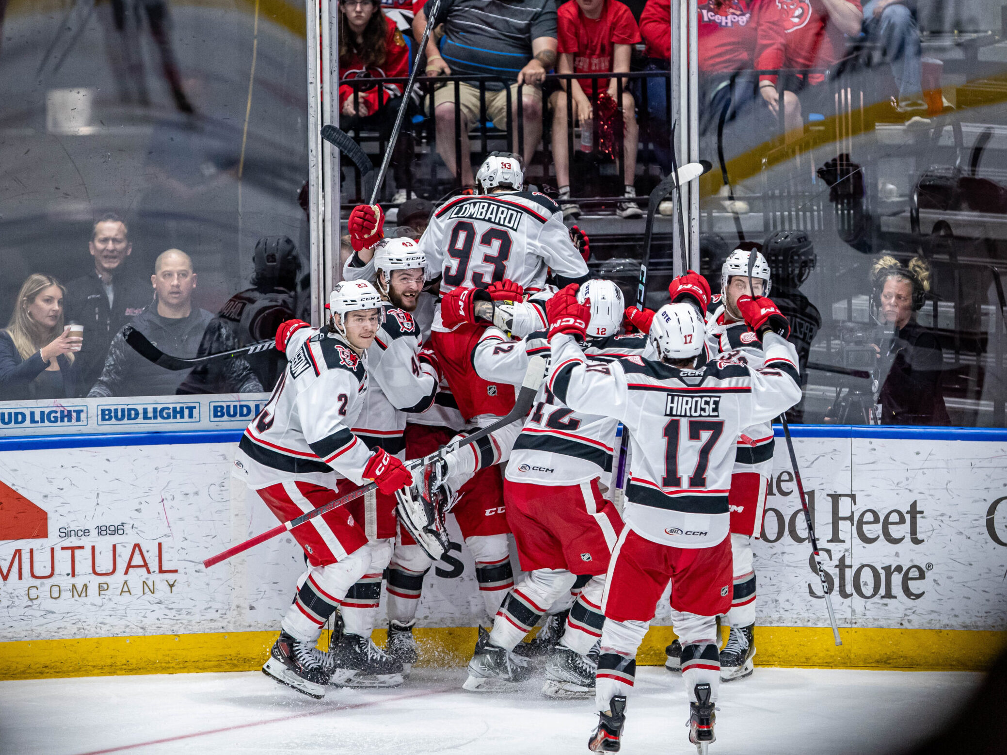 RECAP: IceHogs fall to Griffins 3–2 in OT in Game 1 - The Rink