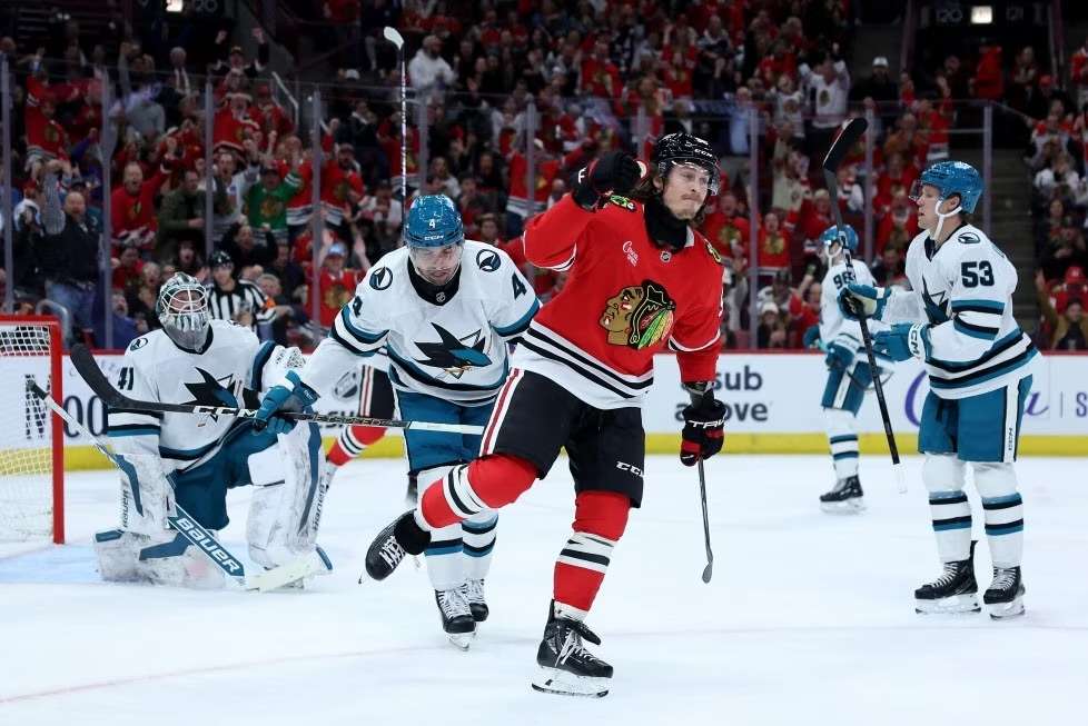 RECAP: Blackhawks win home opener 4–2 over San Jose - The Rink